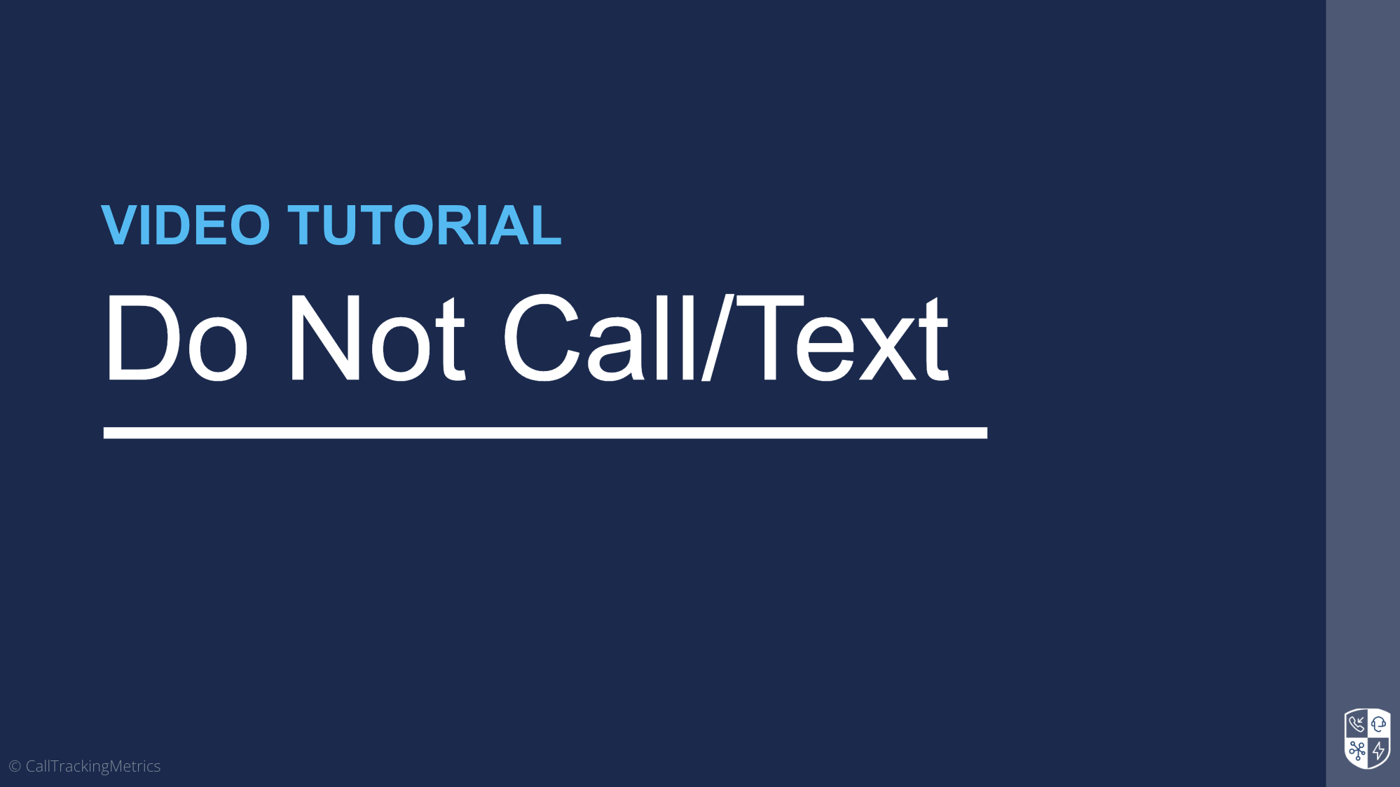 Do Not Calltext List Ctm Training Center